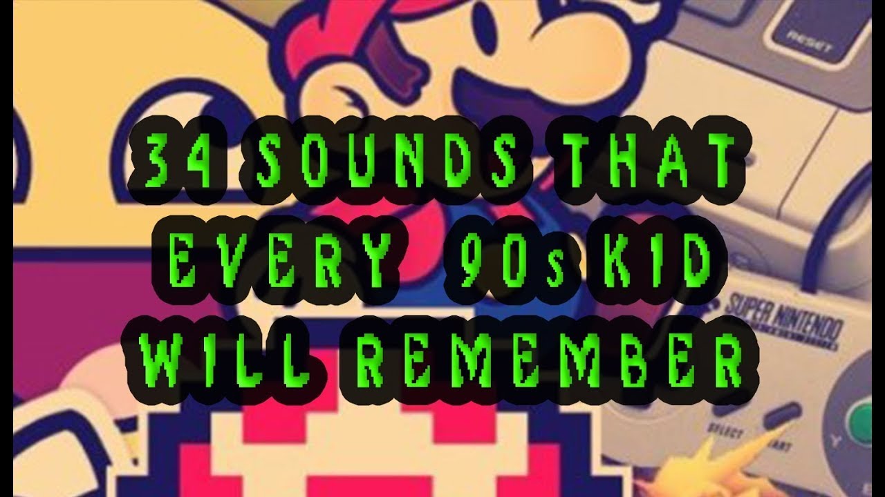 34 Sounds That Every 90s Kid Will Remember - YouTube