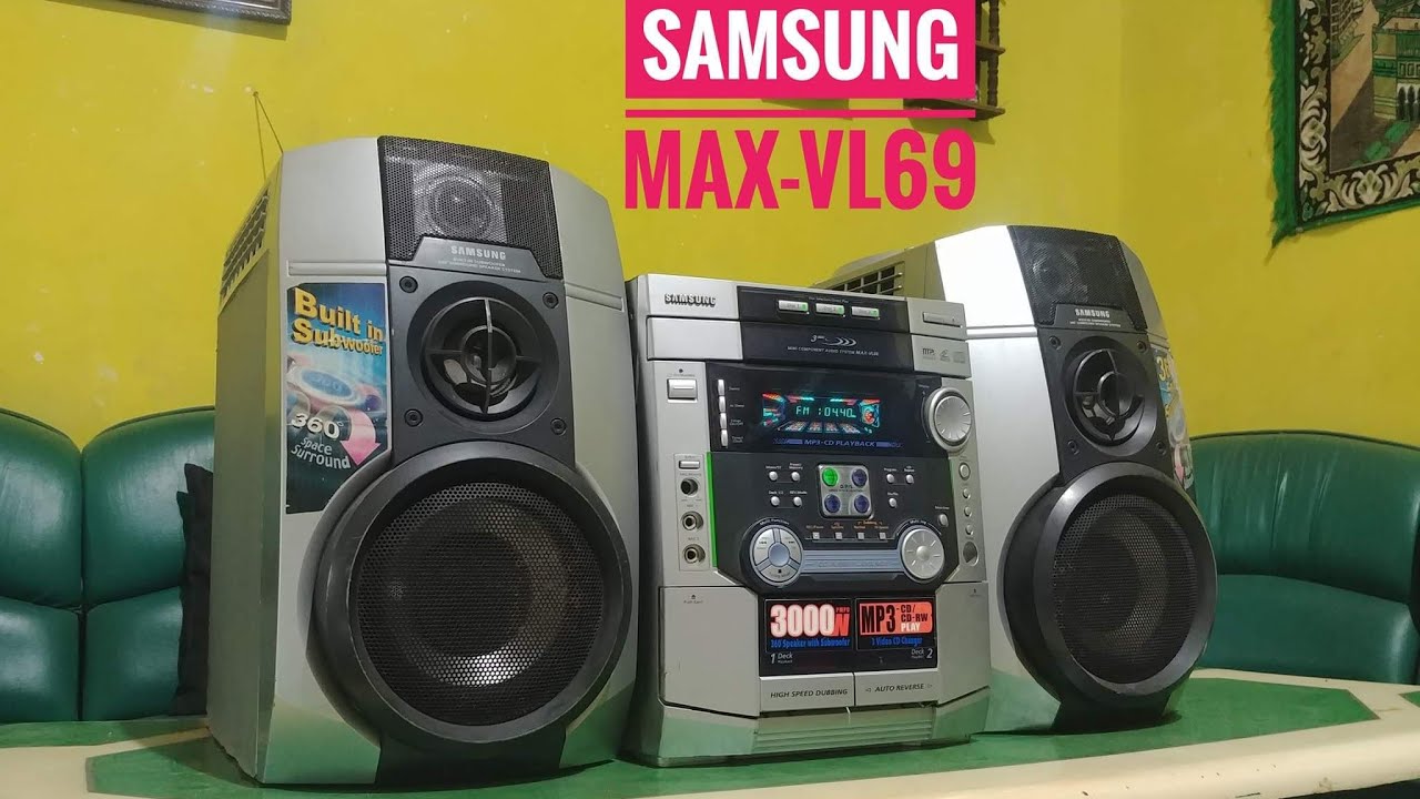 Hifi SAMSUNG MAX-VL69 Surround Sound 360 derajat - YouTube