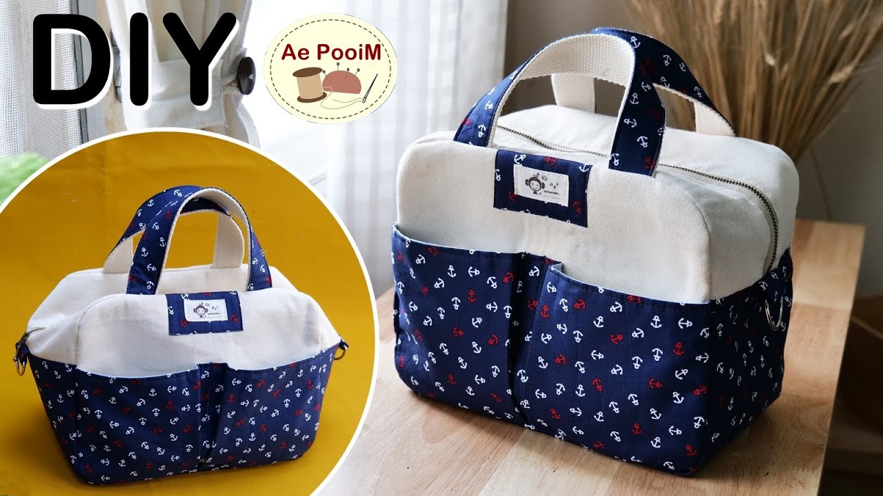 DIY Pretty Boston bag - YouTube