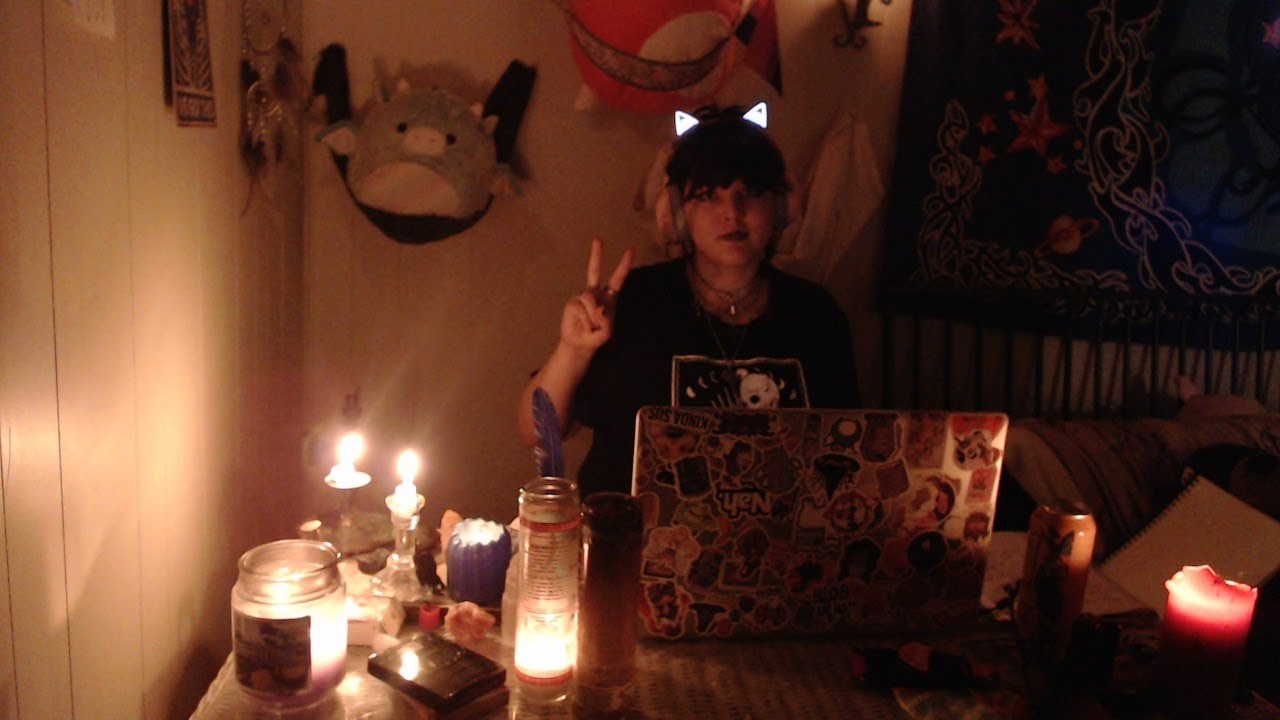 Vibe and ADHD Body Double With Emo Goth Alt Girl by Candlelight: - YouTube