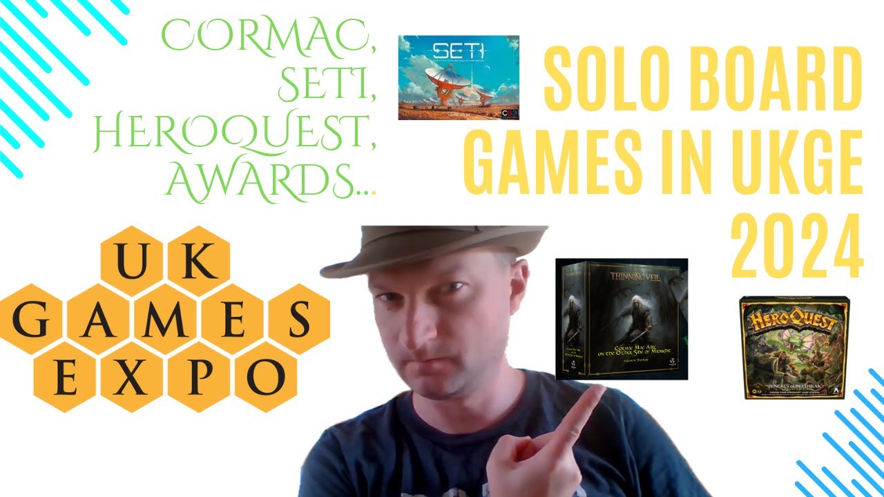 Board Game News: Solo Board Games from UKGE 2024 - YouTube