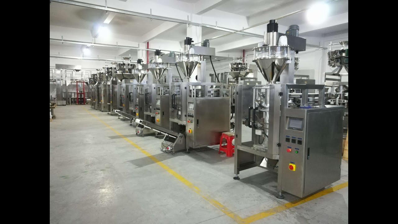 Fastback Horizontal Motion Conveyor with Multihead Weigher and Vertical ...