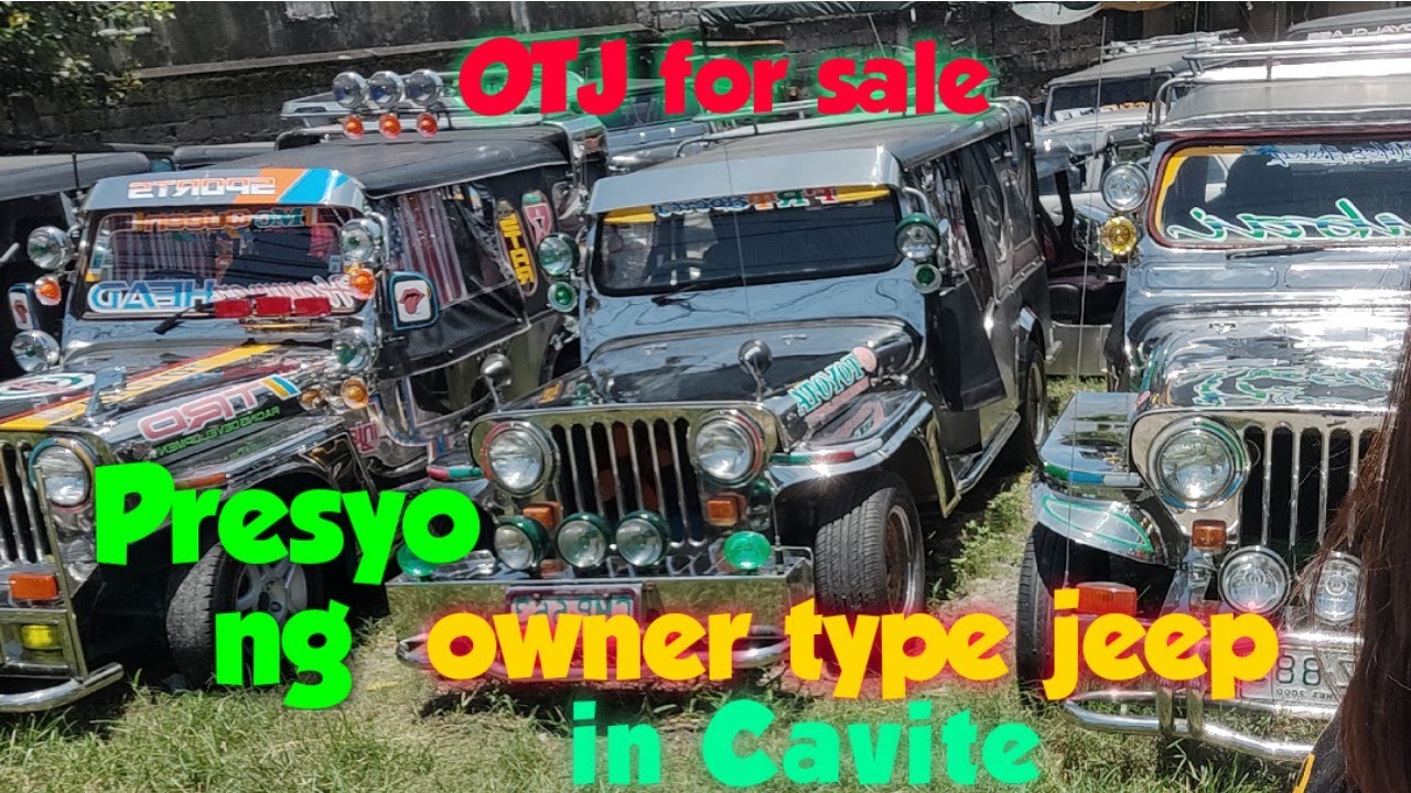 Presyo ng Owner type jeep in Cavite.. - YouTube