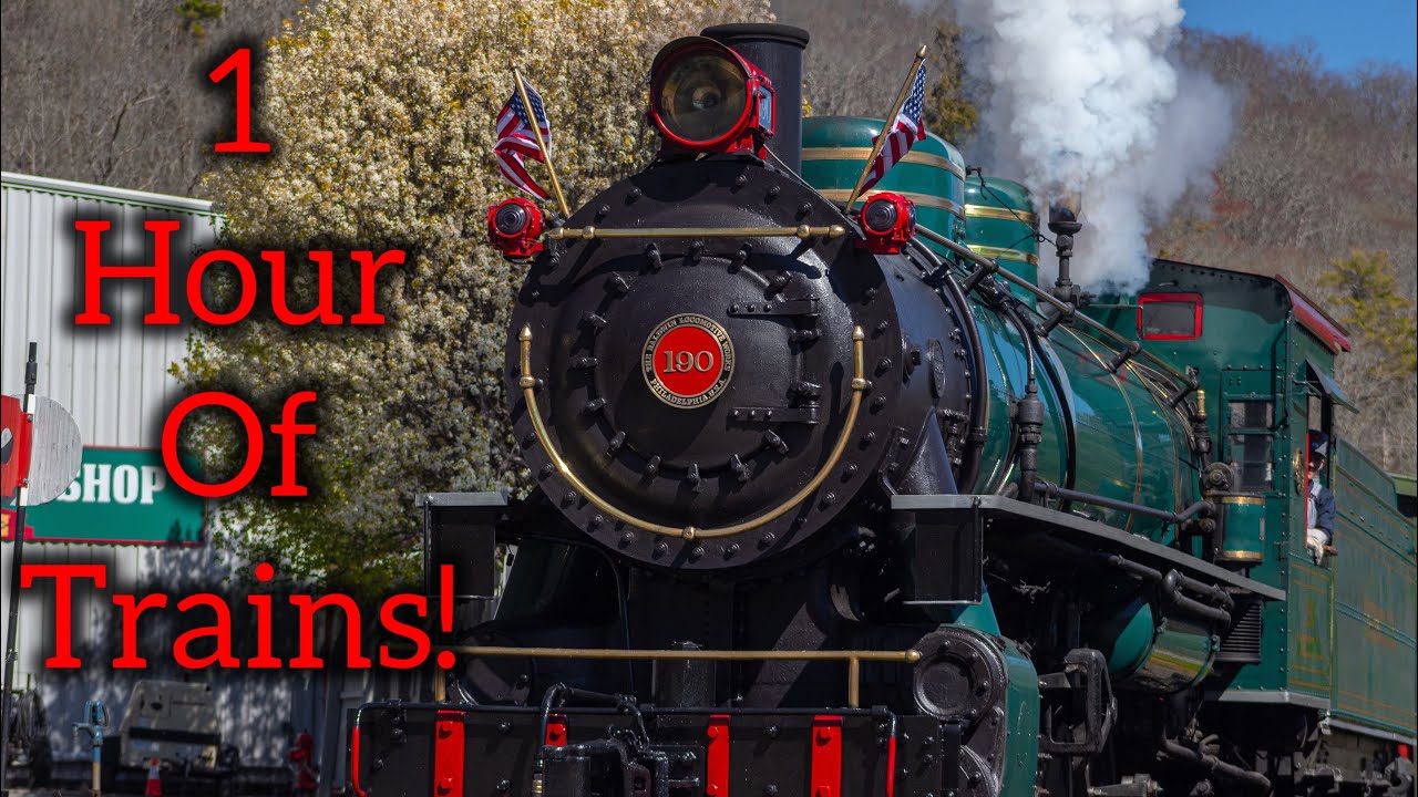 1 Hour Of Trains! 4K - YouTube