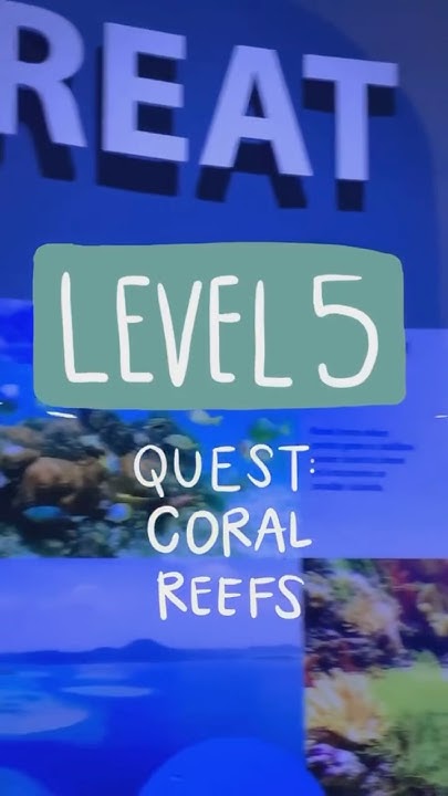 Environerd Video Game Level 5: Coral Reefs #conservation #aquarium # ...