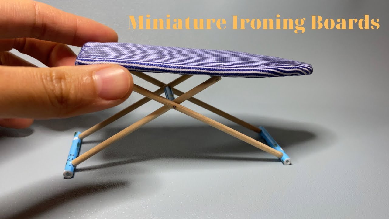 Miniature Ironing Boards (legs fold up!) || Mini Koch - YouTube