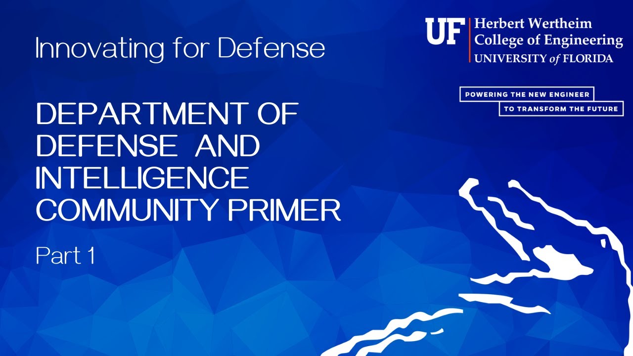 Department of Defense and Intelligence Community Primer Part 1 - YouTube