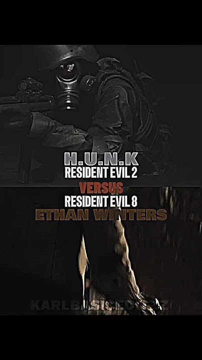 H.U.N.K(Resident Evil 2) VS Ethan Winters(Resident Evil 8) - YouTube