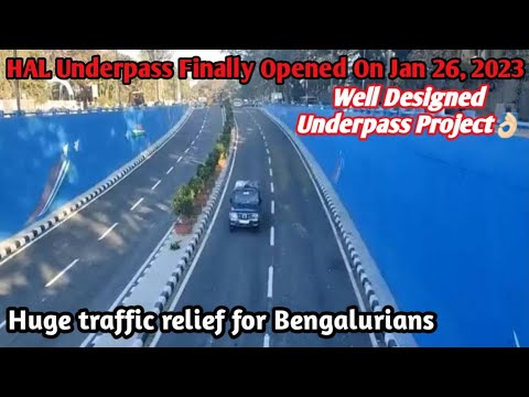 HAL Underpass Finally Opened on trial basis|| Old Airport-Whitefield ...