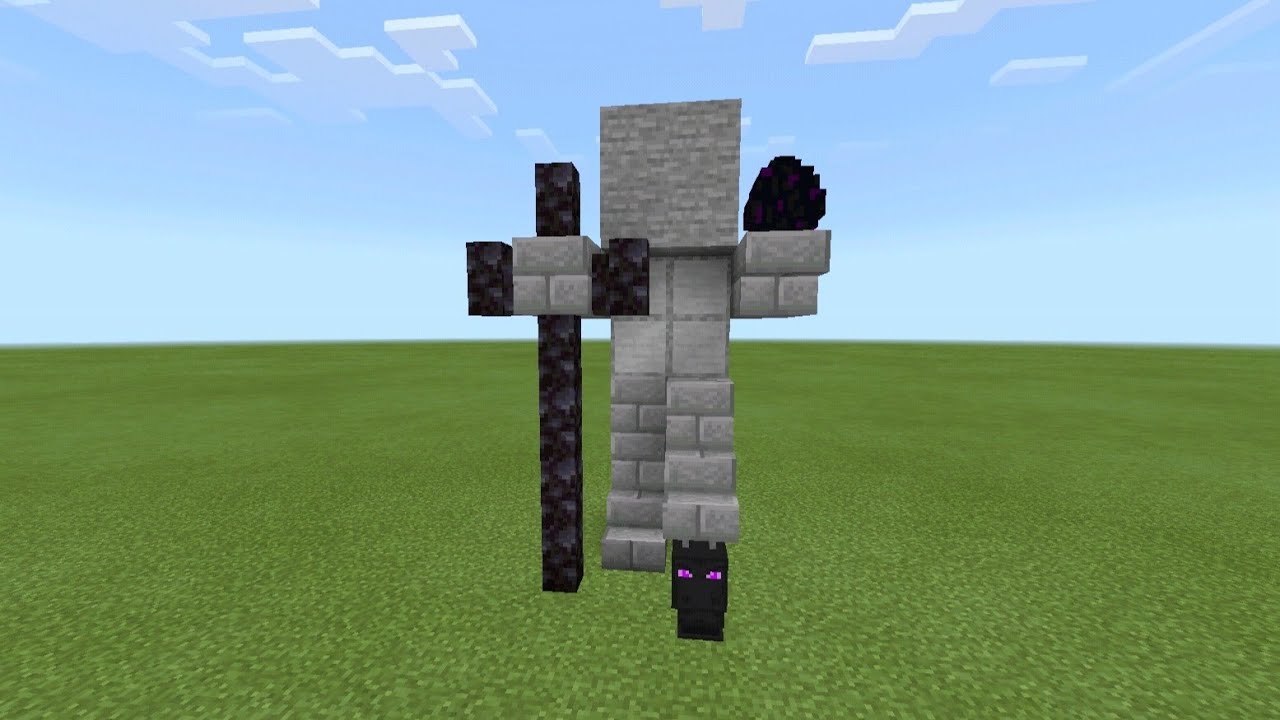 how to make statue with dragon egg in minecraft | Statue In Minecraft ...
