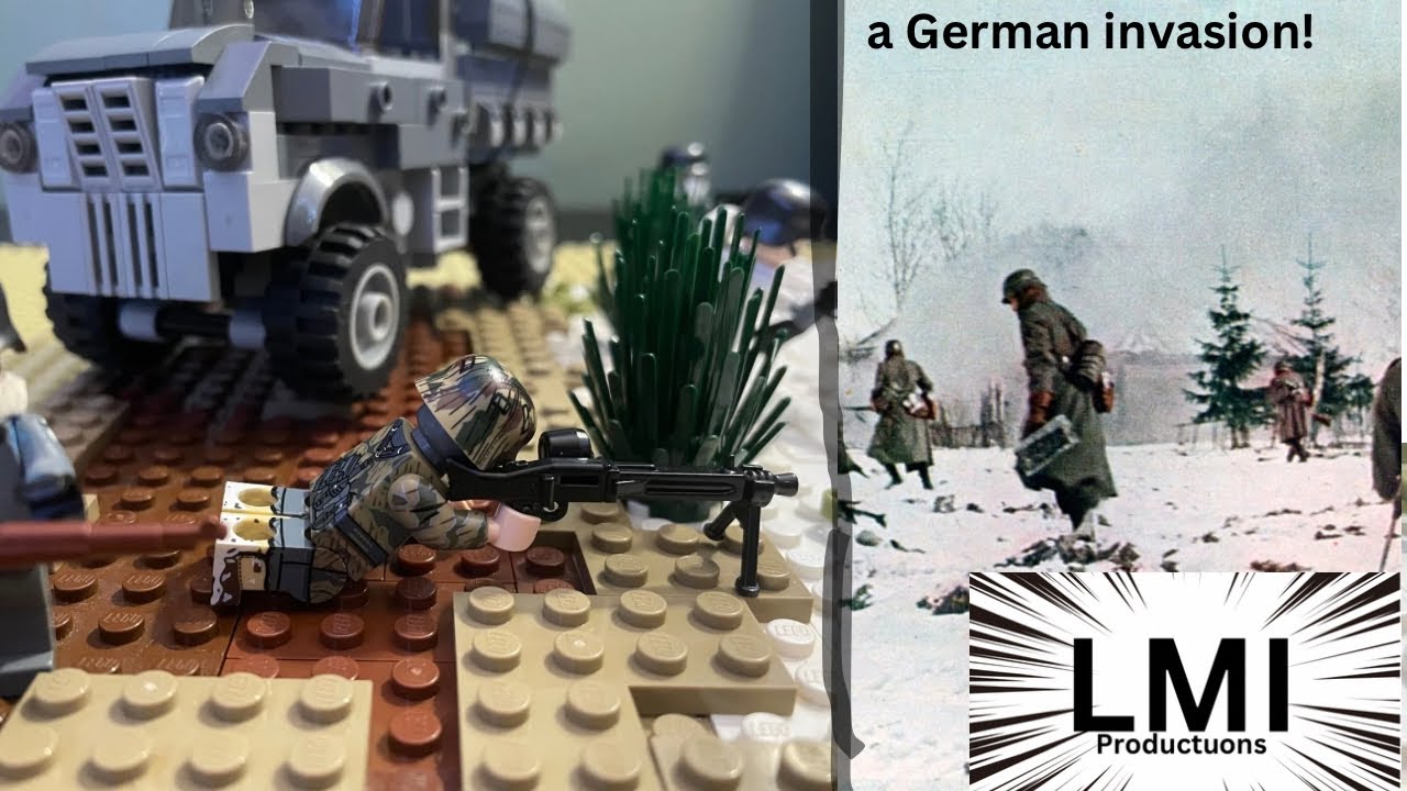 I MADE A SPEEDBUILD, Lego Russian vs German turf fight - YouTube