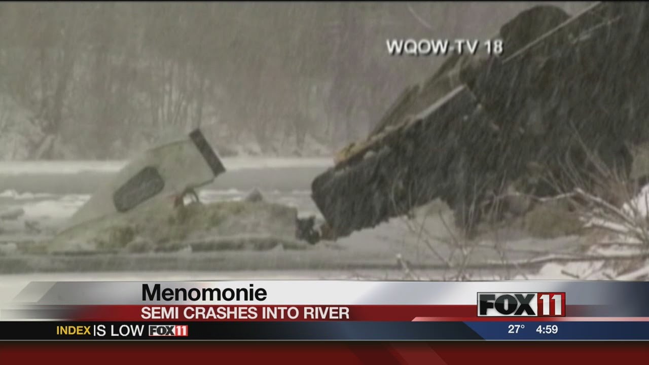 5PM TUES DEADLY SEMI ACCIDENT IN WESTERN WI - YouTube