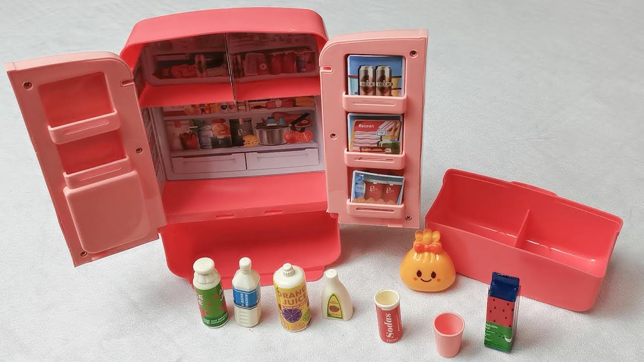 Cute Pink Rabbit Mini Refrigerator Play S Collection Satisfying with ...