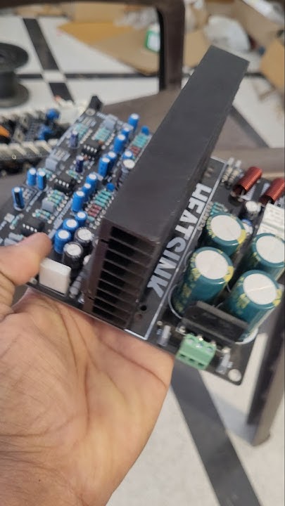 TDA7294 amplifier board 2.0 dual channel 100W+100W ultra high power fever amp ️ - YouTube