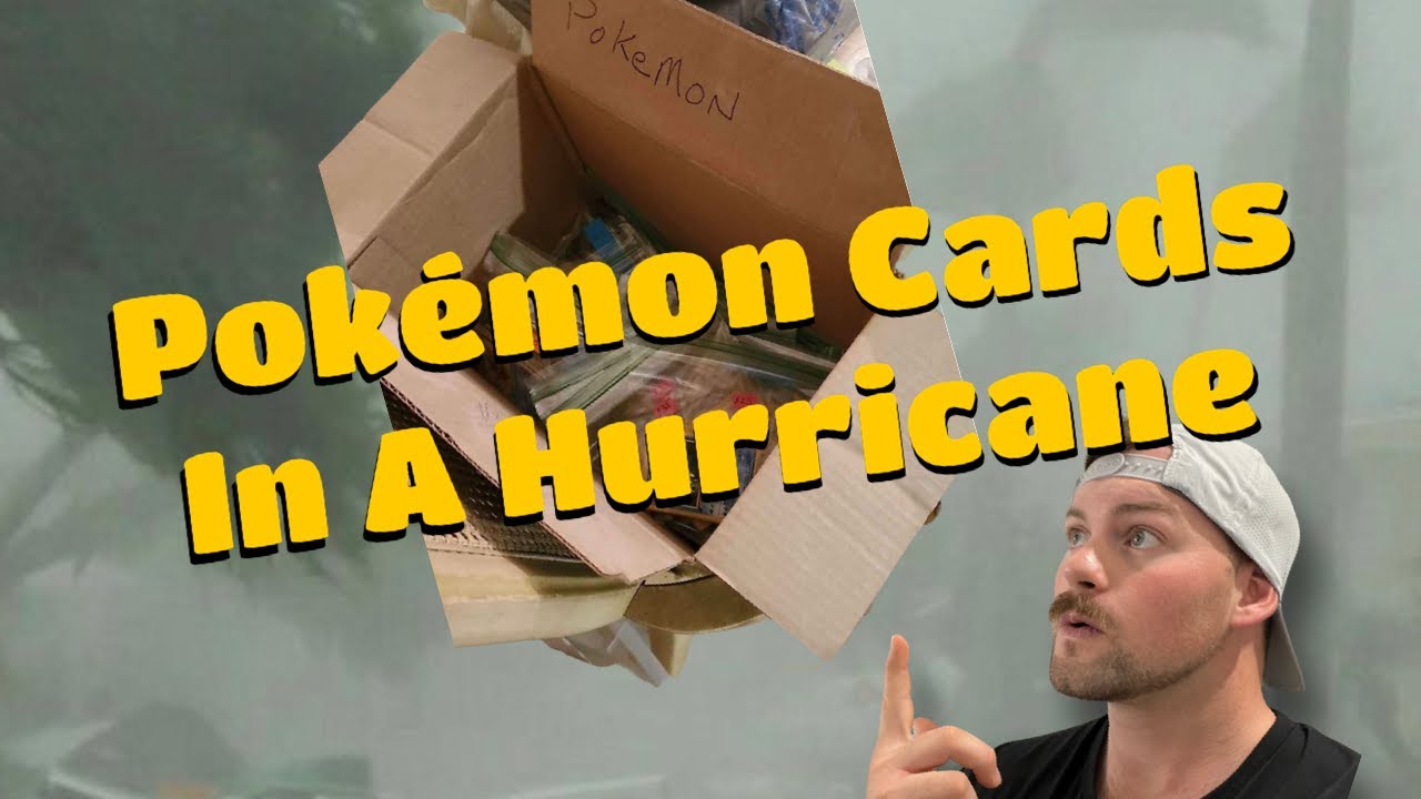 I Found Pokémon Cards In A Hurricane! - YouTube