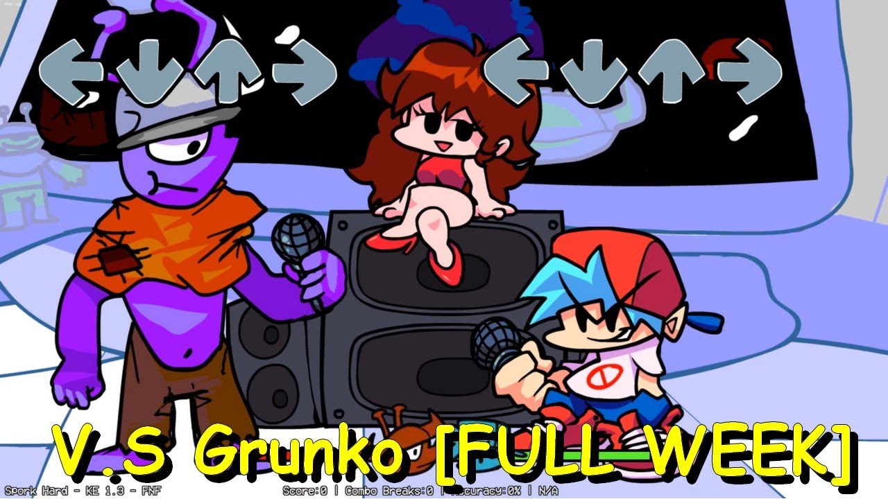 Super Space Showdown (V.s Grunko) FULL WEEK - Friday Night Funkin Mod ...