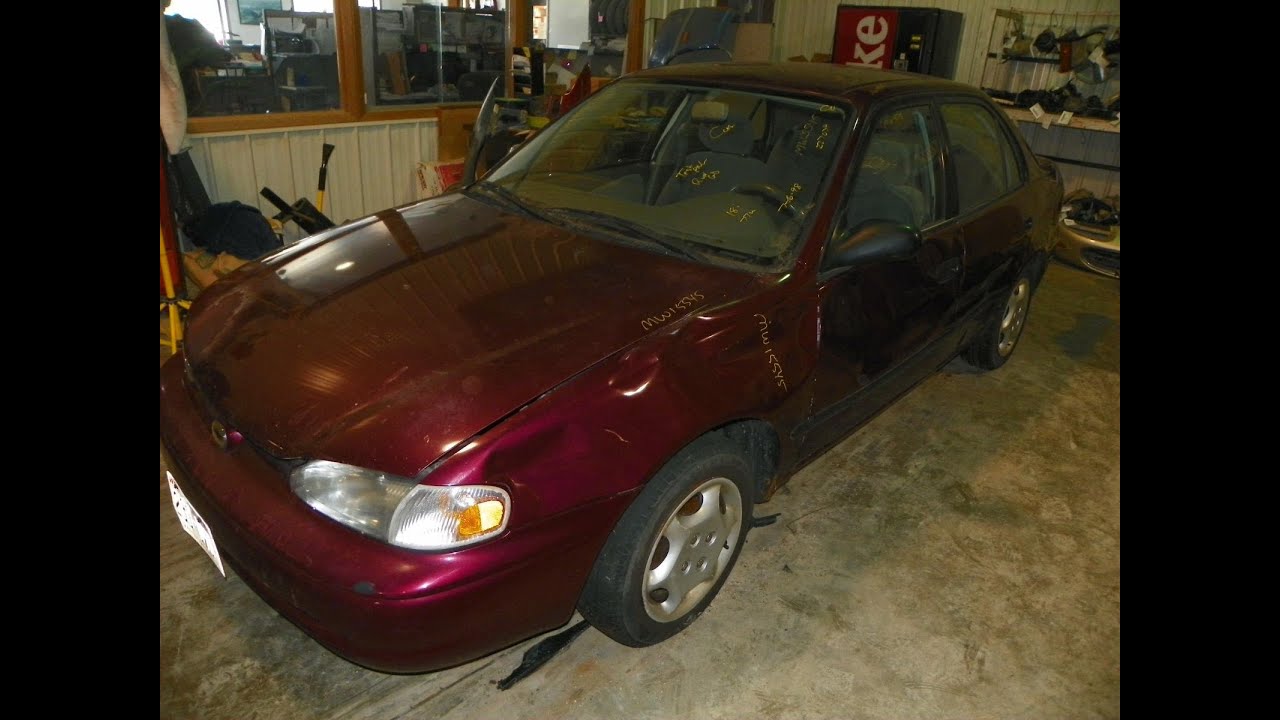 mw15545 1998 Geo Prizm 1.8 automatic 227039miles Elmers Auto Salvage ...
