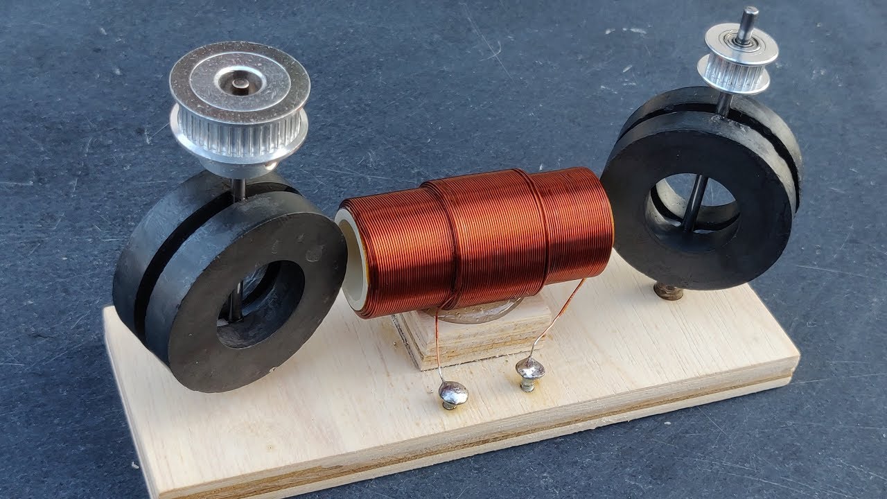 Free Energy Generator Using Two Magnetic Rotor - YouTube