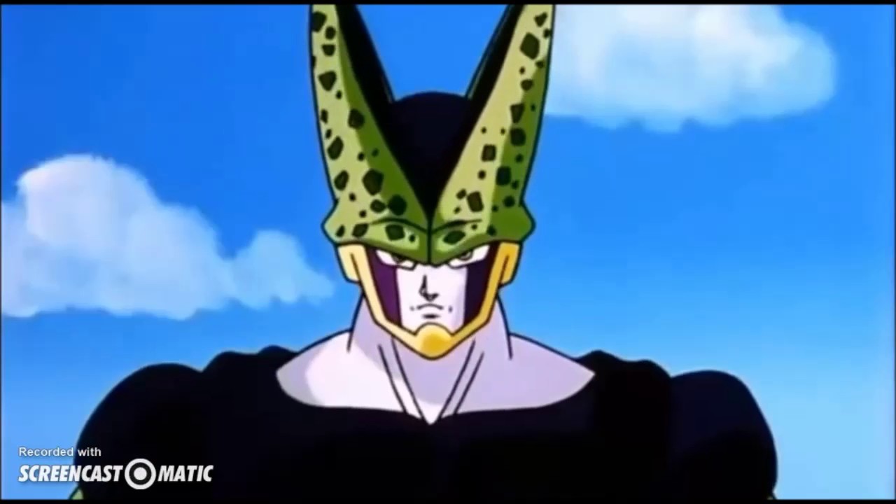 Ssj God Raditz VS Perfect Cell(スーパーサイヤンの神ラディッツVSパーフェクトセル) - YouTube