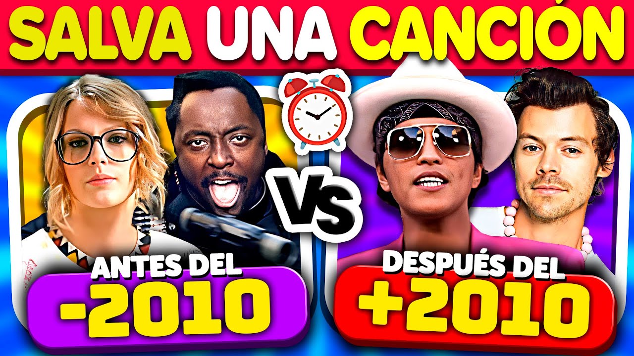 Salva 1 Canción 🎧 Antiguas vs Nuevas 🔥 Antes del 2010 vs Después del ...