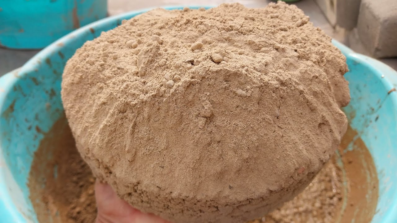 Mud Concrete Crumbling in Water ASMR - YouTube