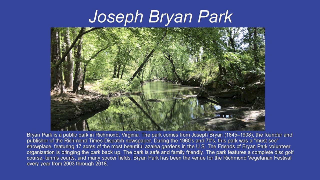 Hikes and Walks Around Richmond, VA: Joseph Bryan Park - YouTube
