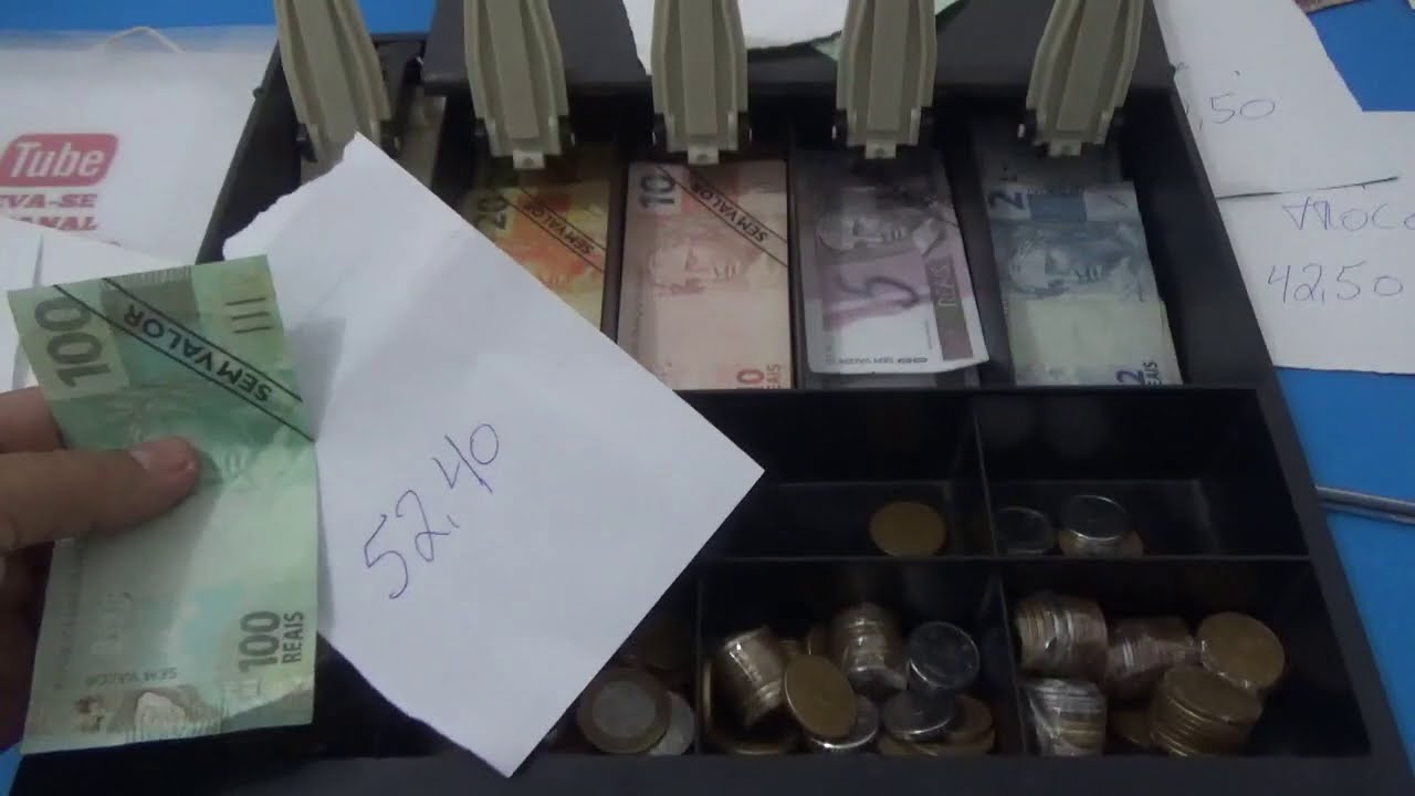 COMO PEDIR TROCO AO CLIENTE , CAIXA CHEIO DE MOEDAS.APRENDA VOLTAR ...