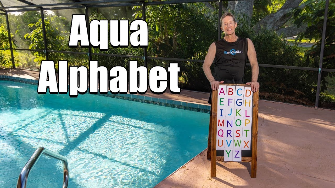 Alphabet-Themed Aquatic Fitness Class - YouTube