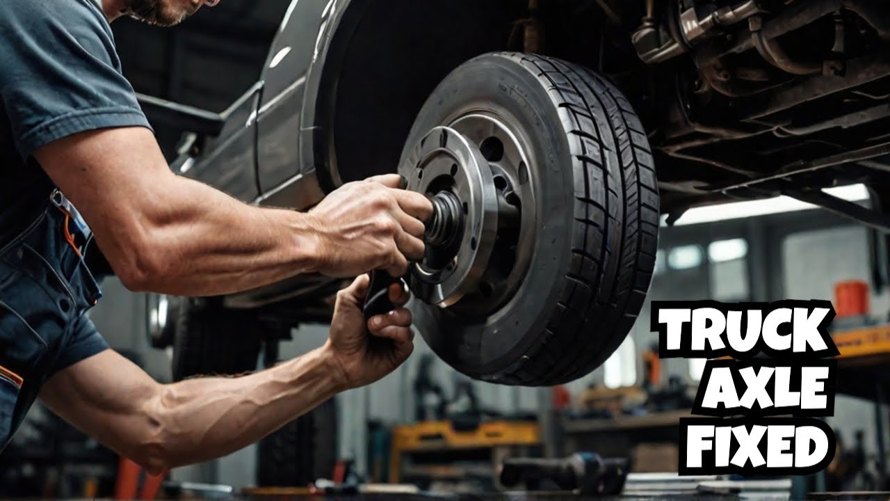 Amazing technique Restoration Truck Rear axle Hole adjusting and repair ...