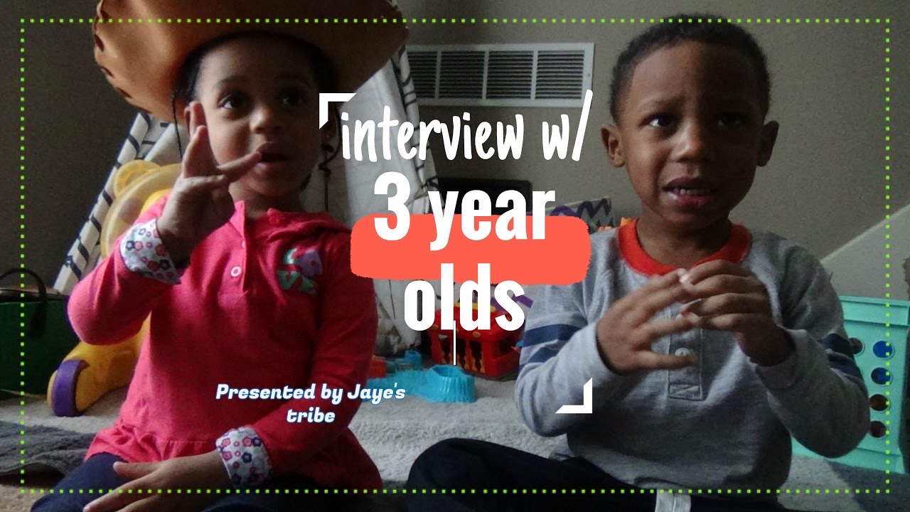 Interview With 3 year olds - JTV - YouTube