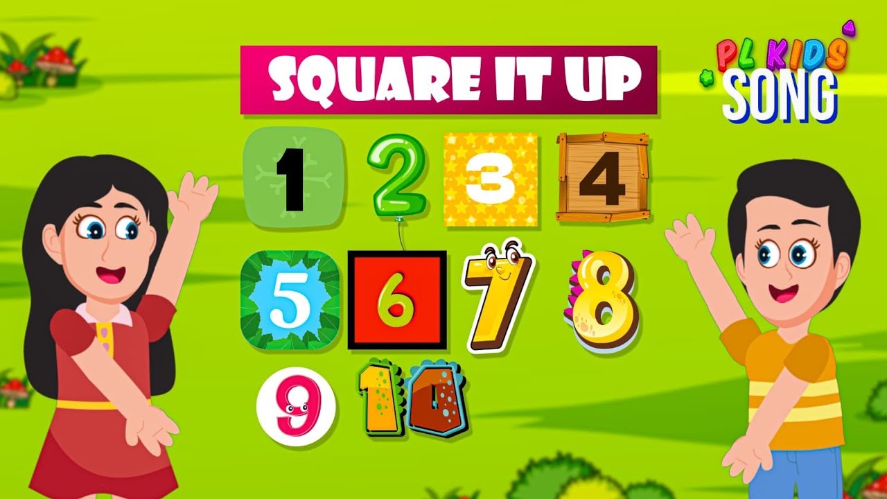 🎶 Square It Up! | Fun Math Song for Kids | Learn Squaring Numbers with Music! 🎶 - YouTube