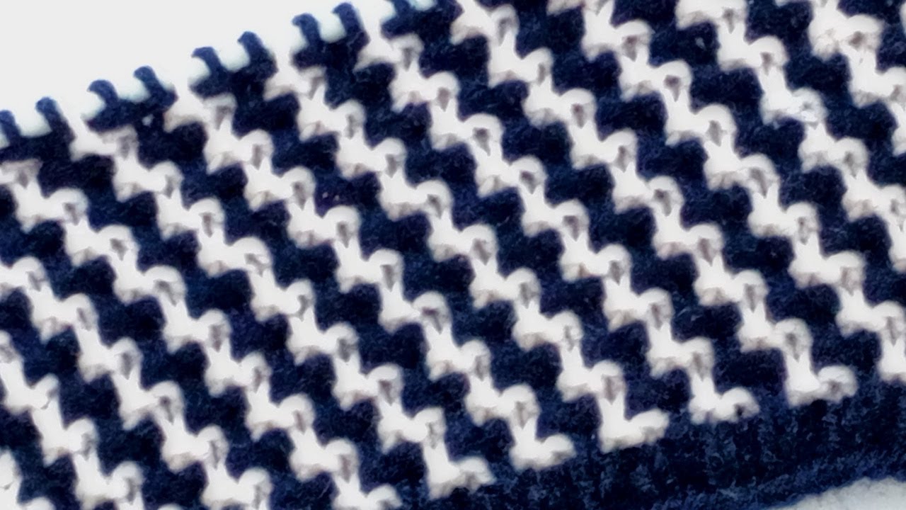 Two Color Knitting Pattern For Baby Sweater | Sweater Design - YouTube