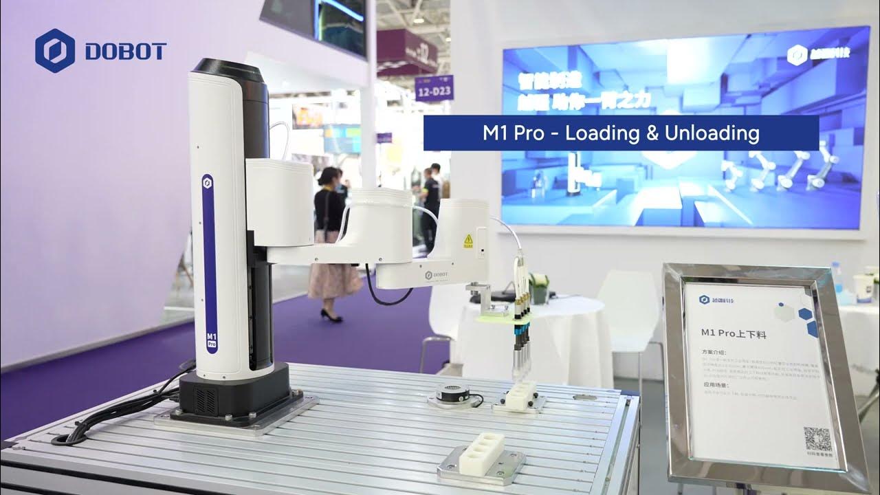 DOBOT M1 PRO Collaborative Scara Robot • Loading & Unloading - YouTube