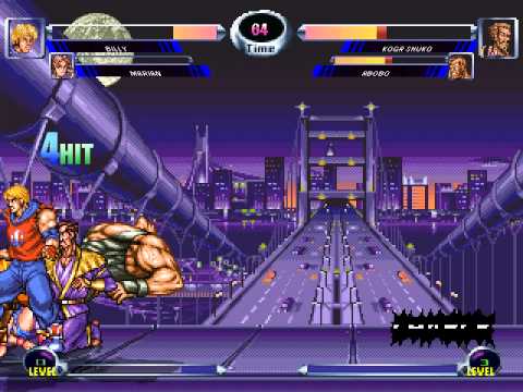 MUGEN - Billy Lee & Marian vs. Koga Shuko & Abobo - YouTube