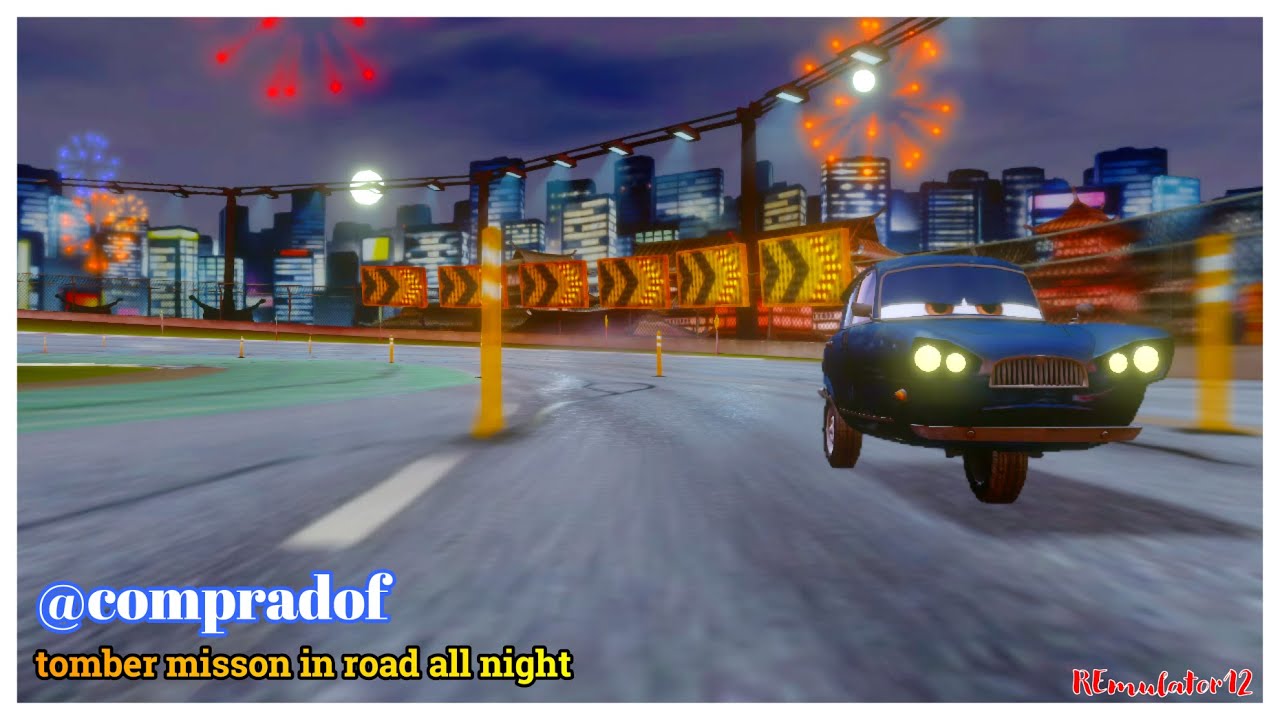 Cars 2 The Video Game | Tomber - Mission Mode | Road All Night - YouTube