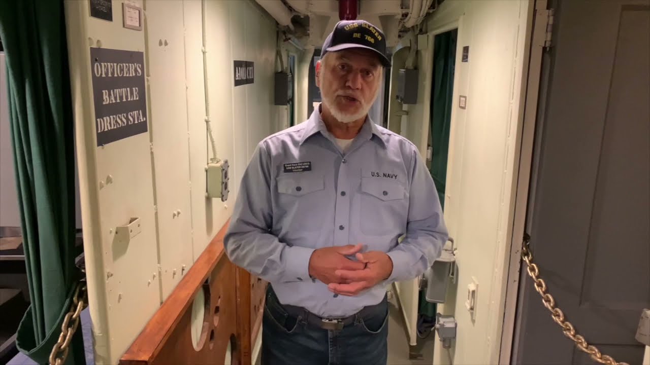 Officer's Country aboard USS SLATER - YouTube