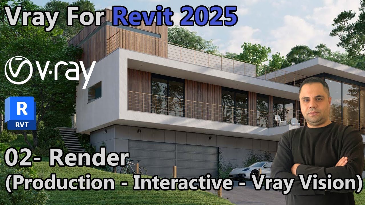 V ray for Revit- Render - YouTube