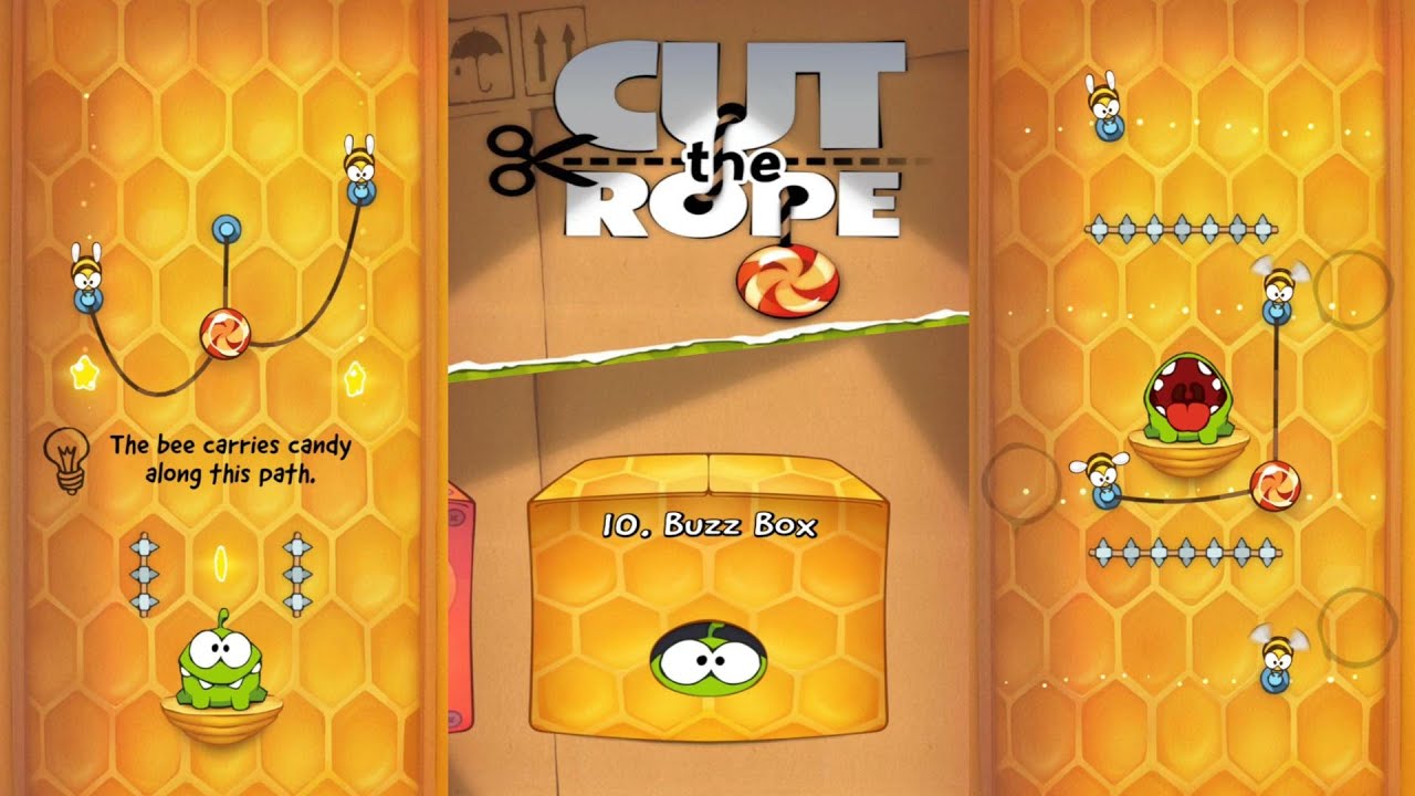 Cut the Rope Gameplay Part-10 Buzz Box || Android Games - YouTube
