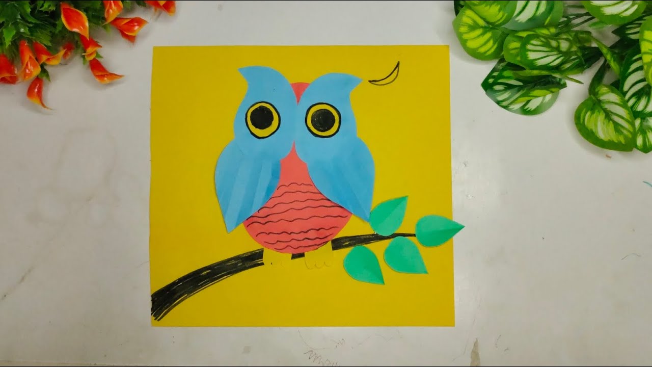 How To Make Paper Owl | Paper Owl Craft | DIY Paper Craft - YouTube