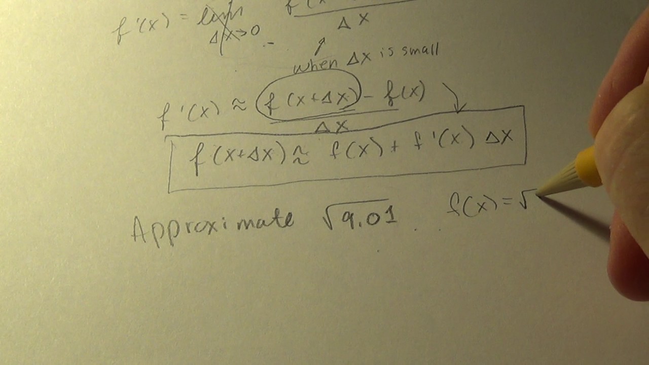 Calc 1/12 Differentials Part 1 - YouTube