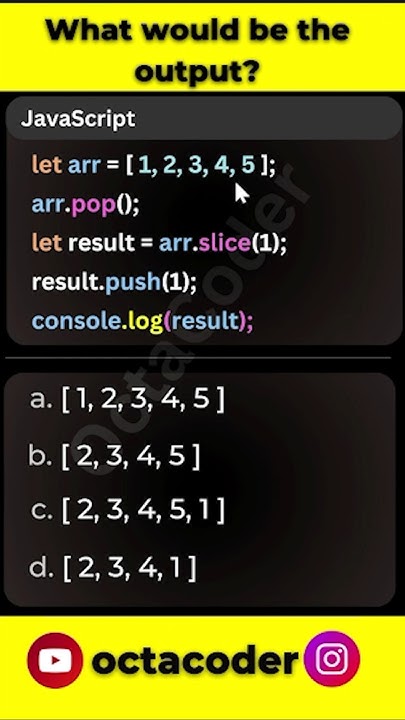 Javascript quiz #30 #javascript #softwareengineer #quiz #webdevelopment #javascriptdev - YouTube
