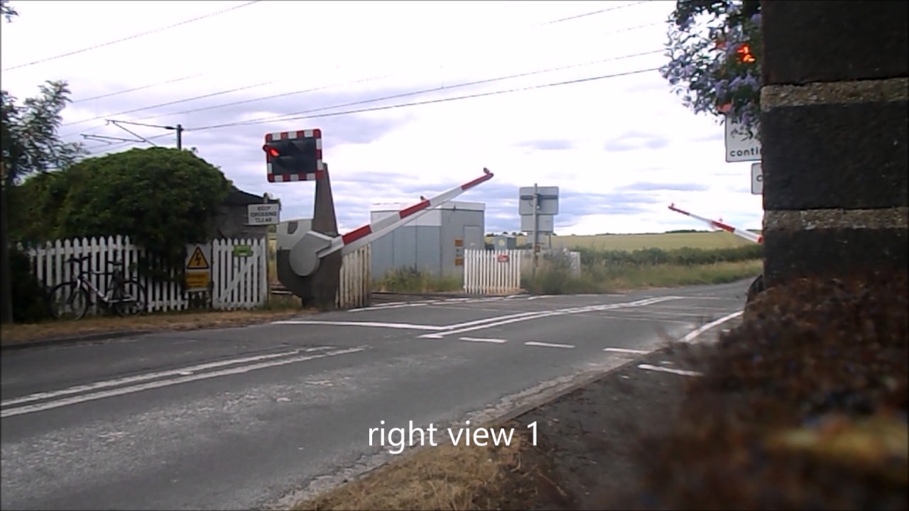 harston level crossing right view 1 - YouTube