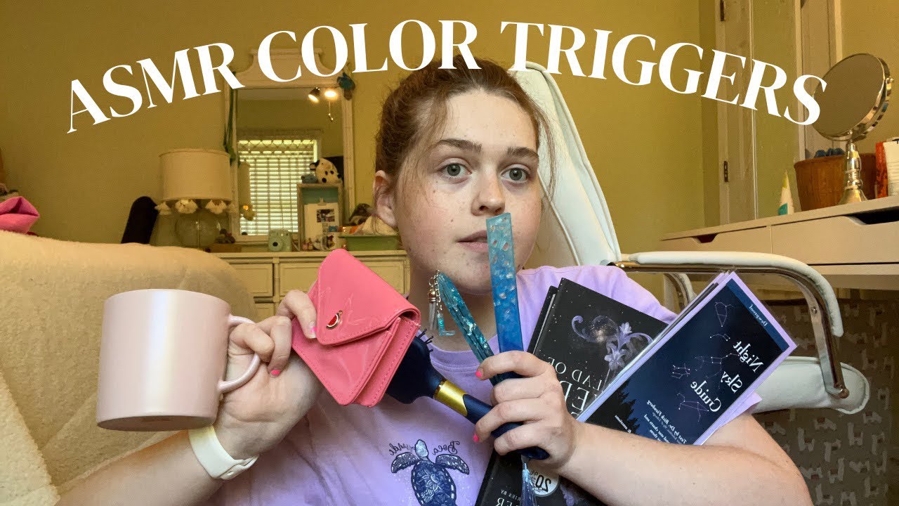 ASMR | Assorted color triggers - YouTube