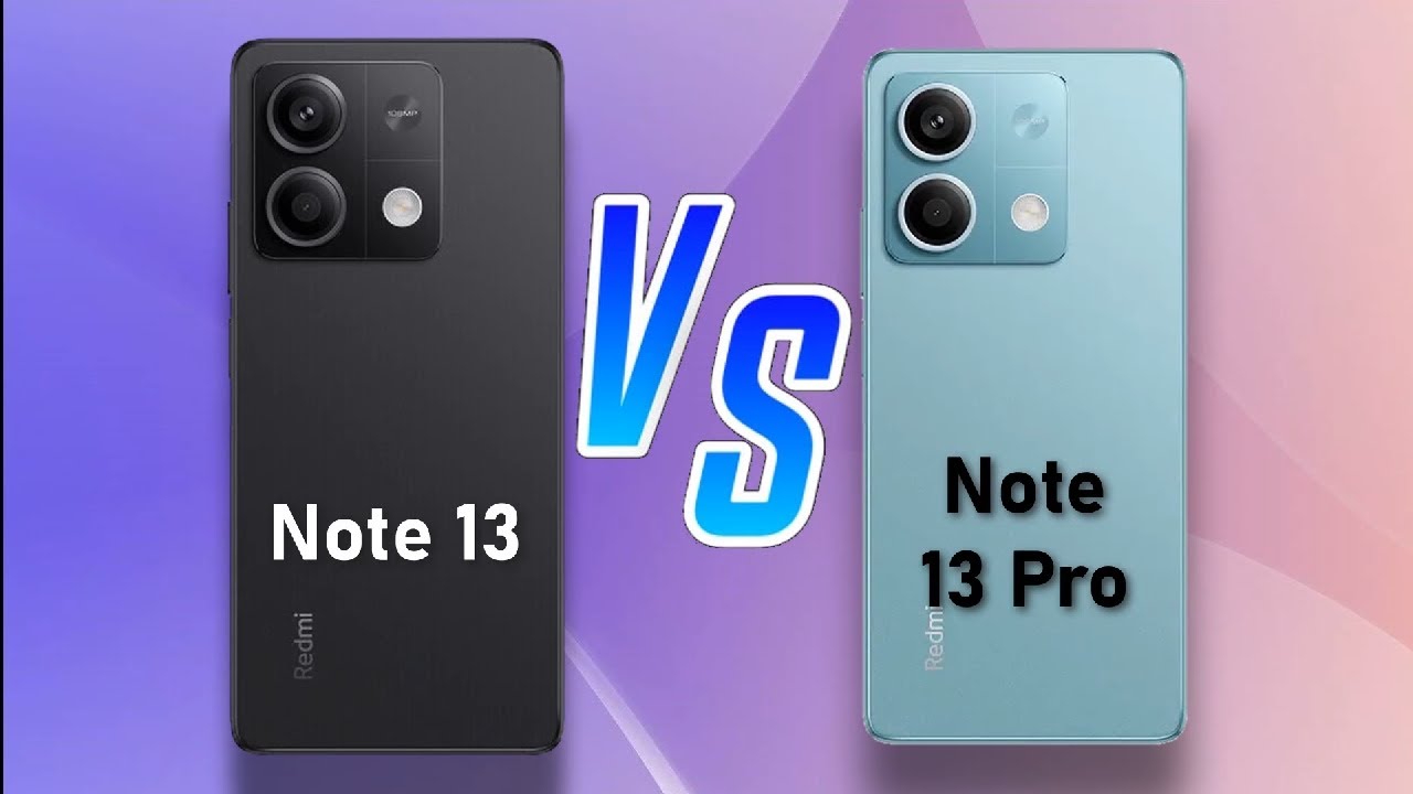 Redmi Note 13 ⚡ vs ⚡ Redmi Note 13 Pro Full Comparison - YouTube