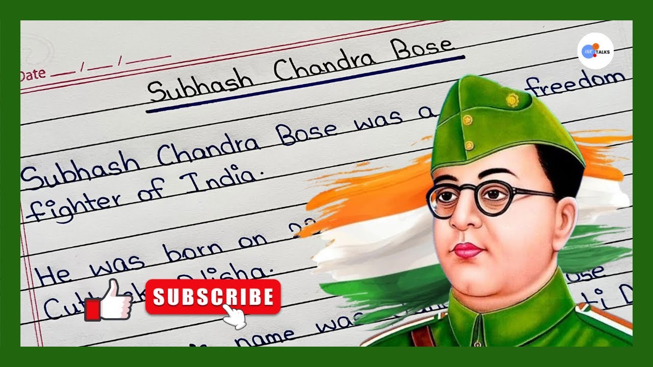 10 Lines on Subhash Chandra Bose in English | Short Essay on Netaji ...