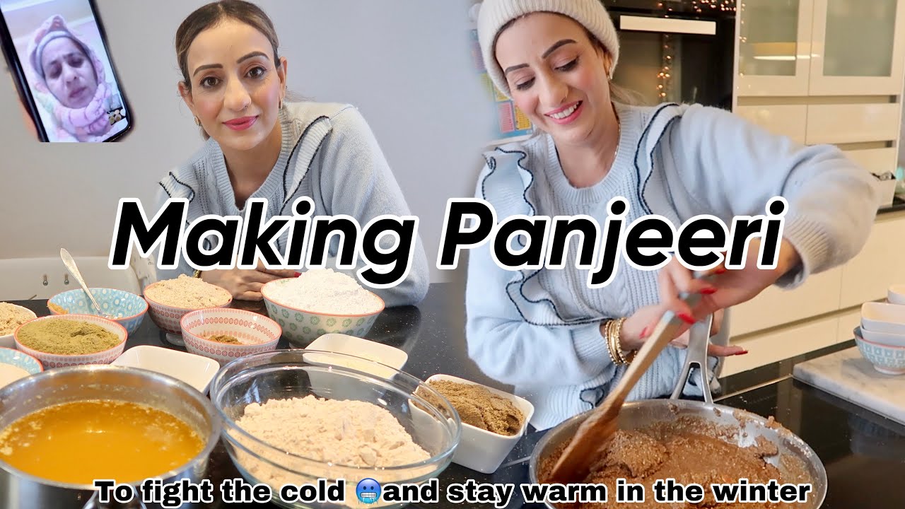 ️MAKING PANJEERI AT HOME 👩🏻‍🍳FOR THE COLD 🥶 WINTERS - YouTube