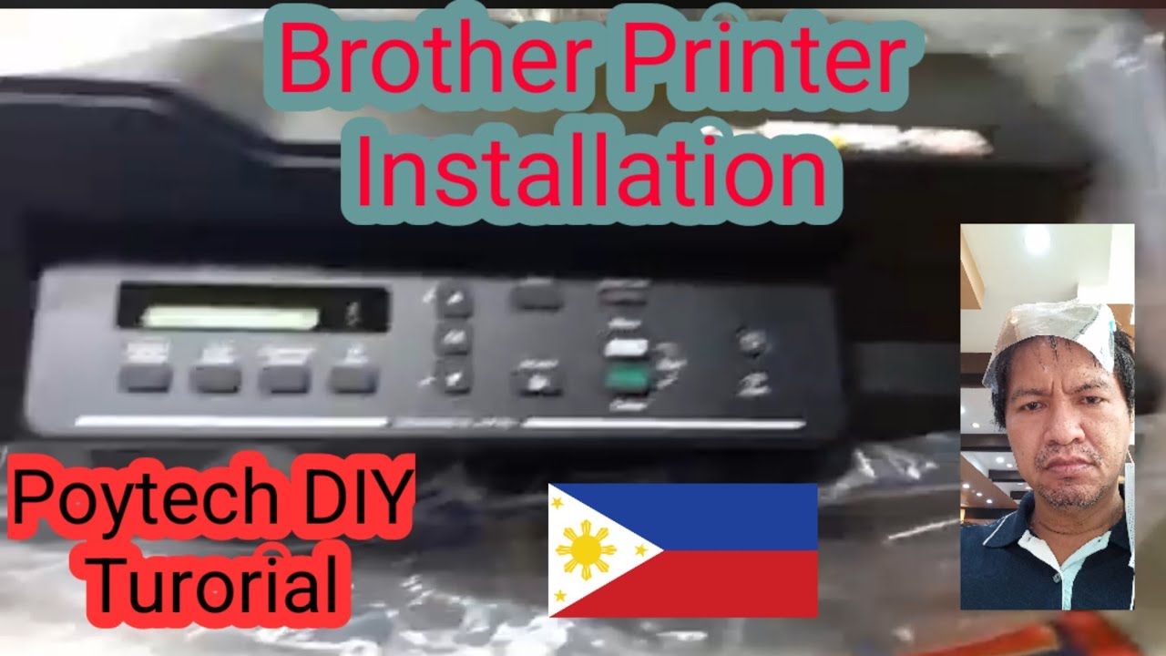 paano e install ang //Brother DCP-720Dw //printer /tagalog computer ...