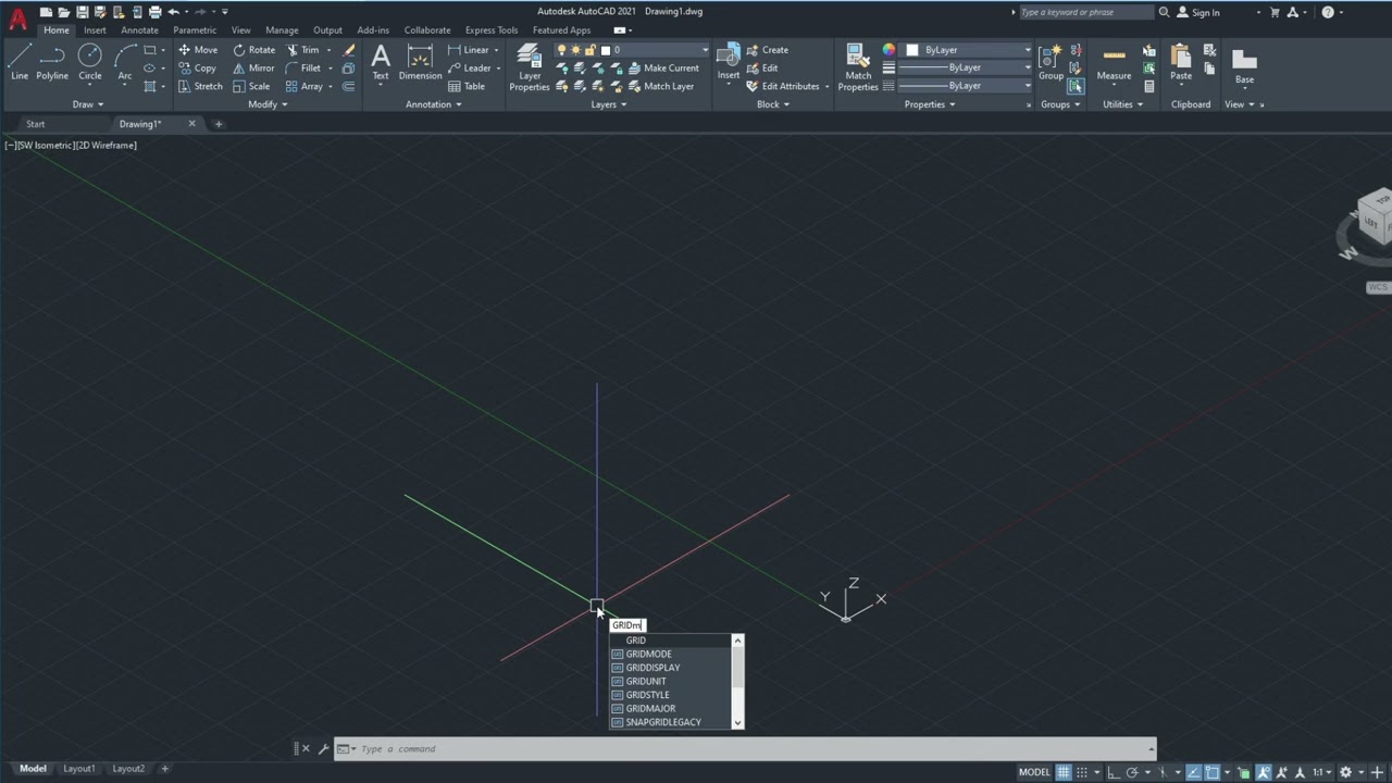 How To Turn On Turn Off Grid Snap In Autocad 2021 YouTube How To Turn On Turn Off Grid Snap In Autocad 2021 YouTube