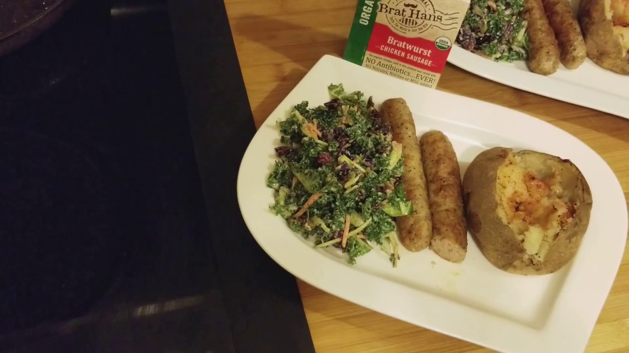 Brat Hans Bratwurst Chicken Sausage ( Review ) - YouTube