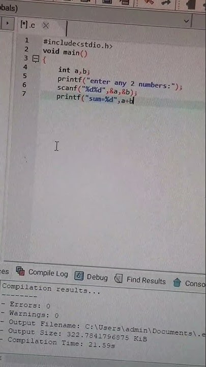 |addition of numbers|C++|try it|🤩 - YouTube